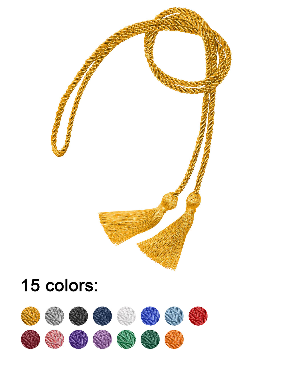 Graduation Cap and Gown Accessories, Cords and Tassels for Sale ...