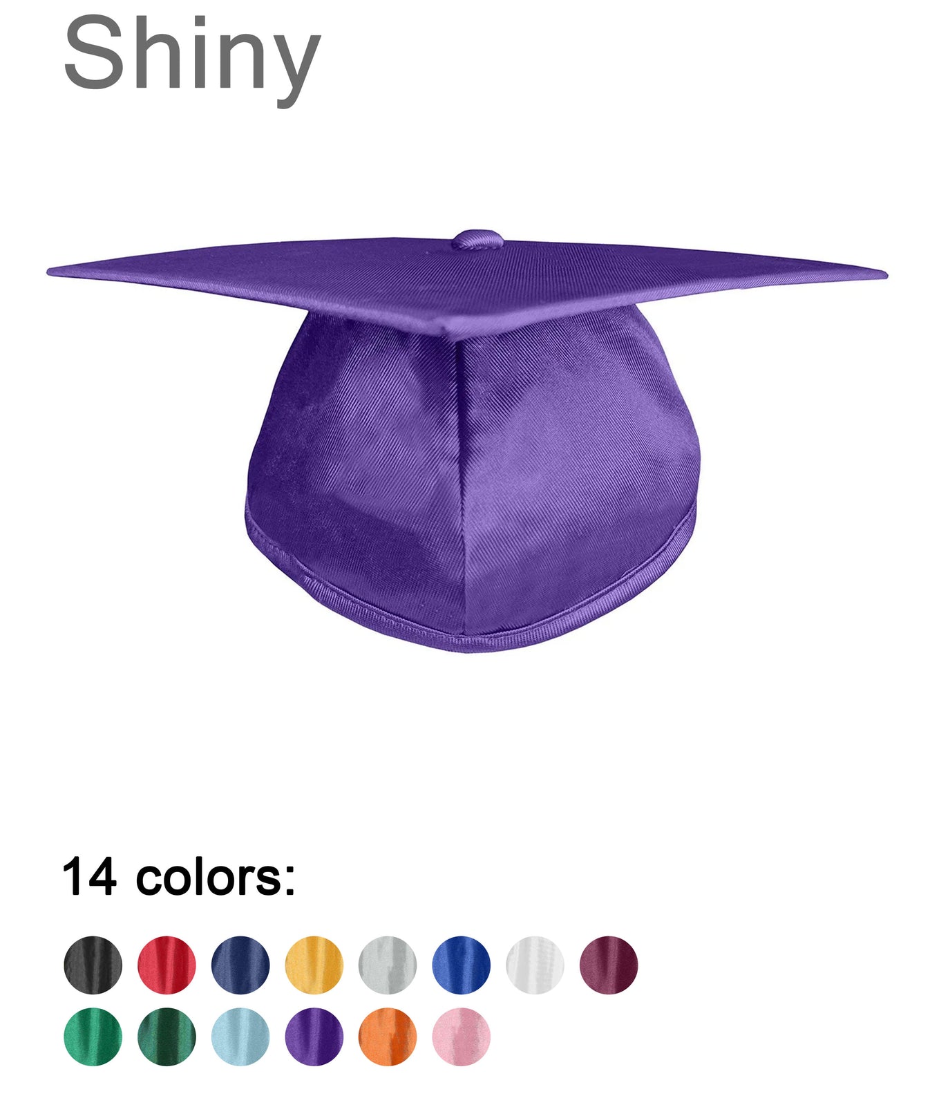 Shiny Graduation Cap for Middle & High School, Bachelor & Master Degree ...
