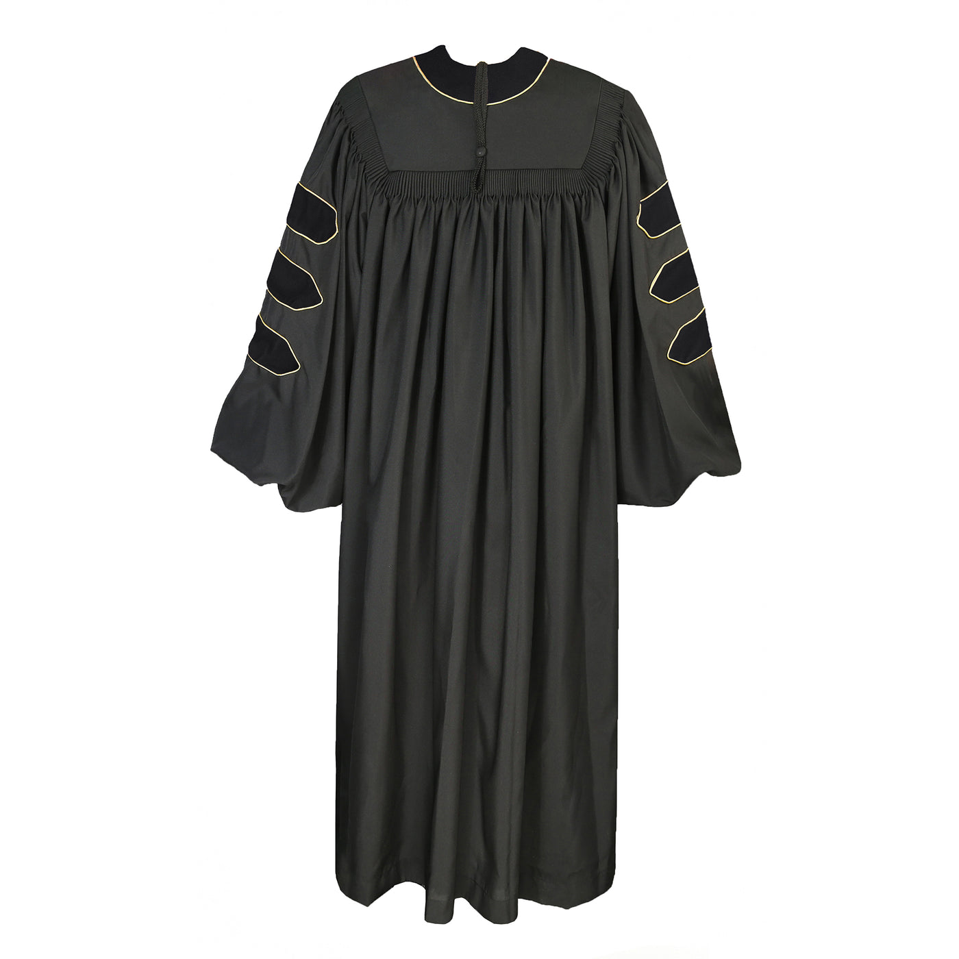 Deluxe Doctoral Graduation Gown / Ph.D. Gown & Regalia for Professor ...