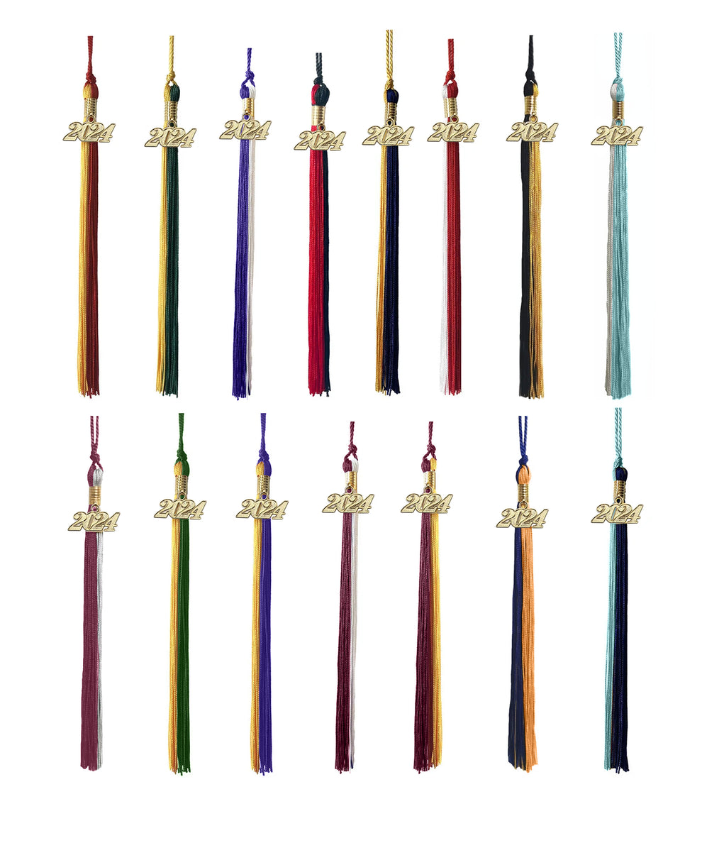 Deluxe Master Graduation Gown Cap with Colourful Tassel, University ...